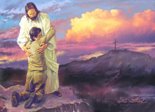 SOLO HAY VIDA EN JESUS: El justo y los pecadores